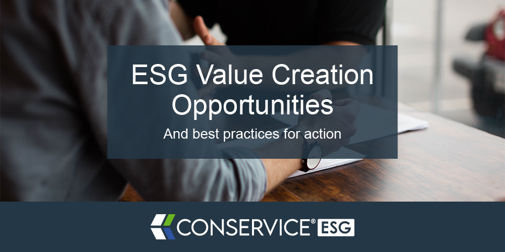 ESG Value Creation Opportunities & Best Practices for Action ESG Value Creation Opportunities & Best Practices for Action
